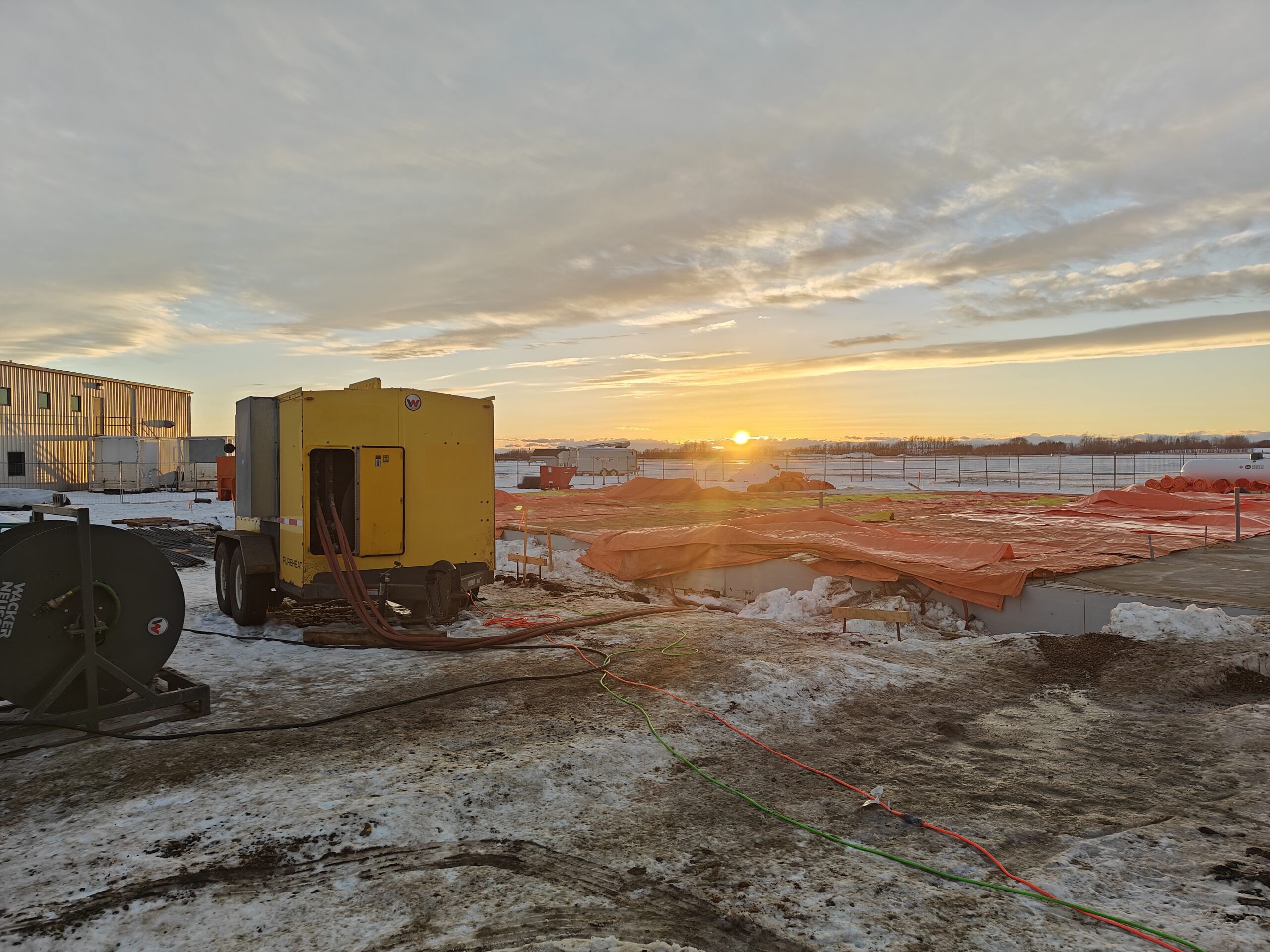 Construction Heating Division – DirtWright Landscape and Construction